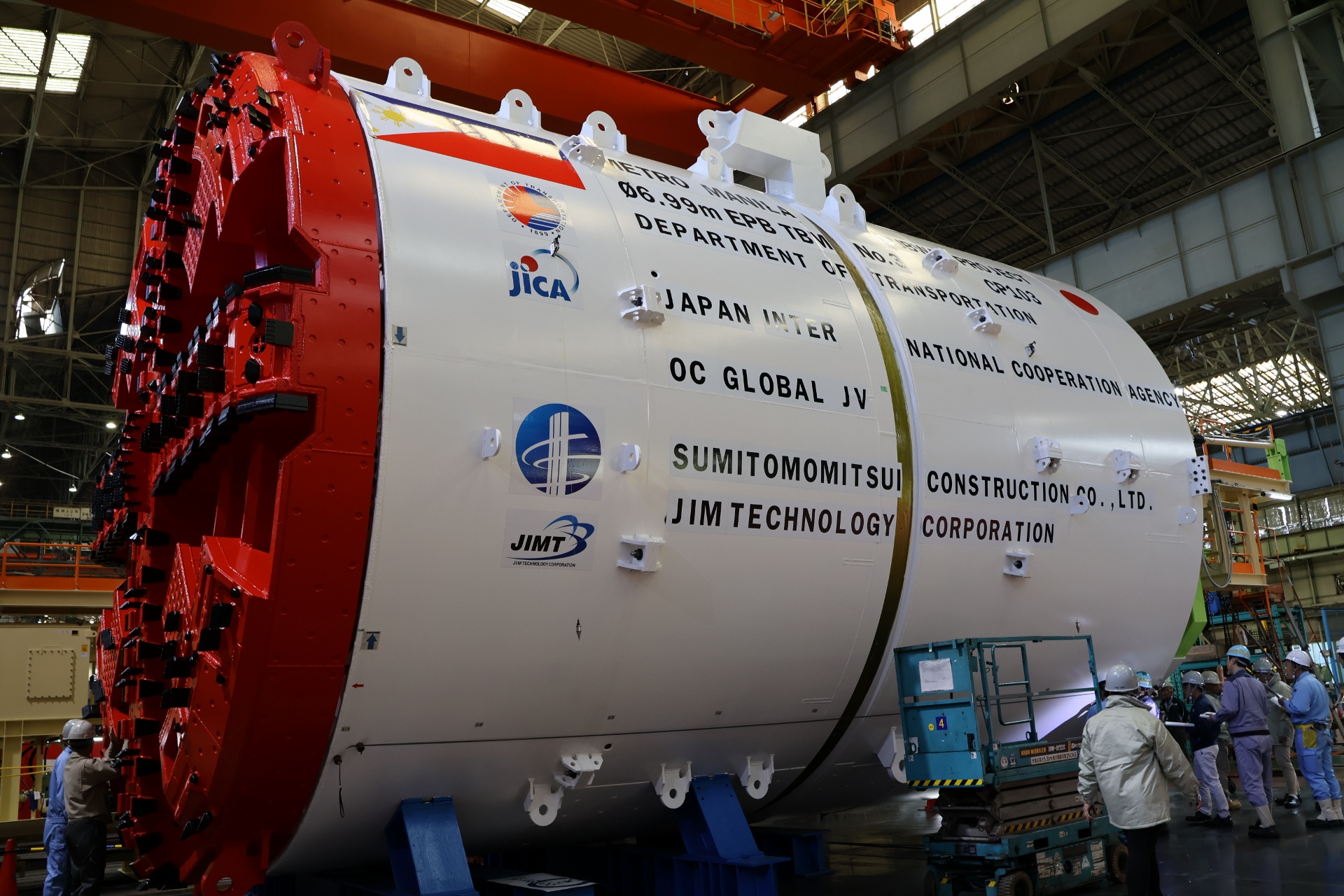 MMSP-CP103 First (1st) TBM Delivery 3-day Highlights – SUMITOMO MITSUI ...