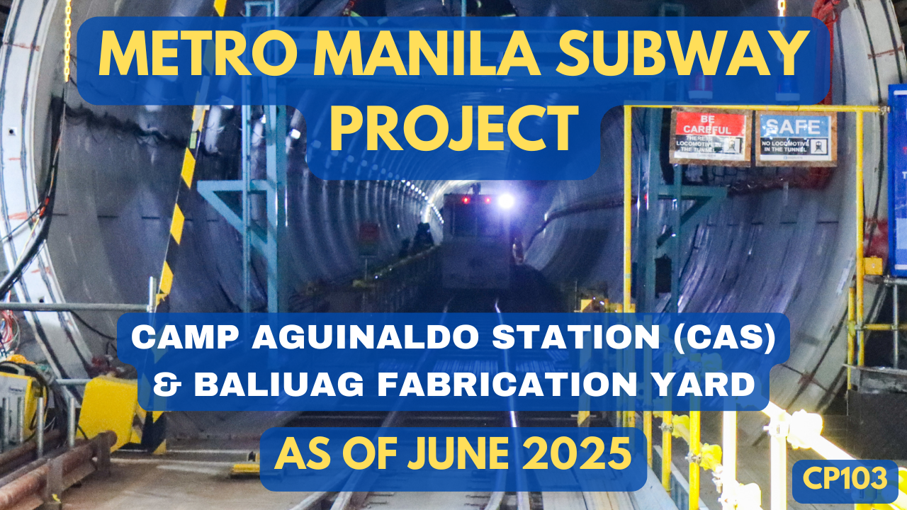 Metro Manila Subway Project – MMSP-CP103 Progress Video as of June 2025 ...