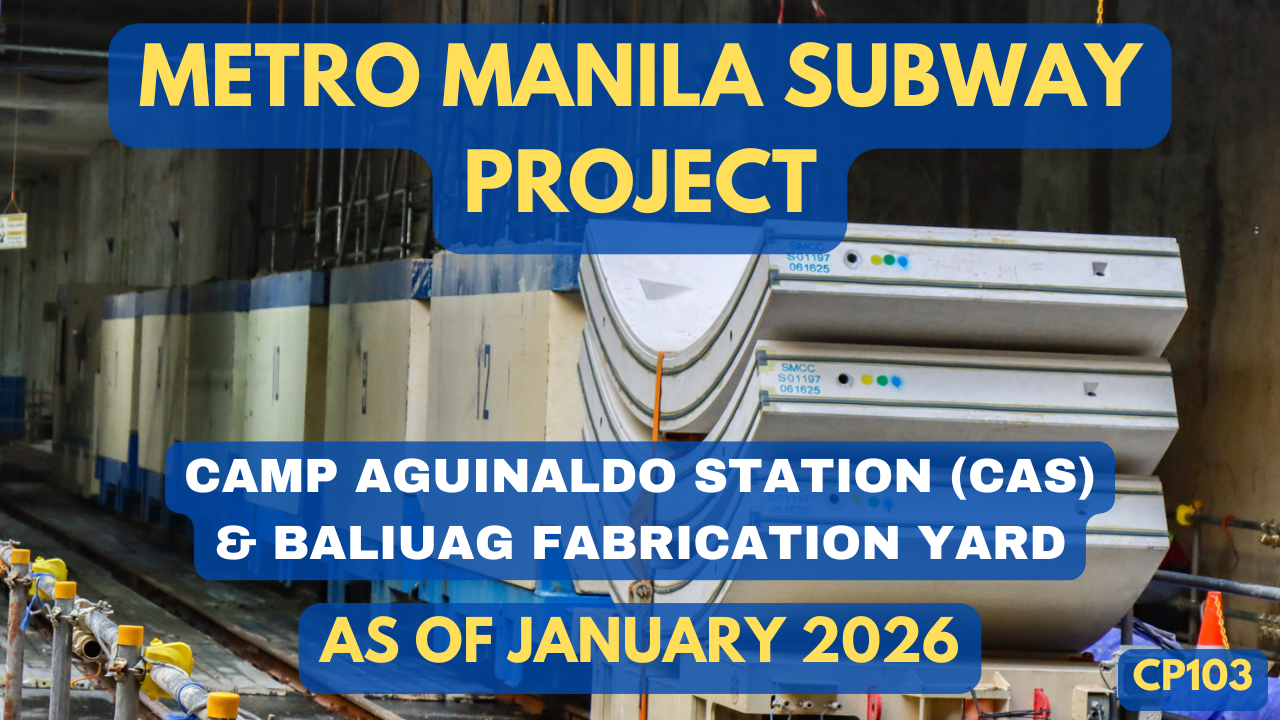 Metro Manila Subway Project – MMSP-CP103 Progress Video as of January ...