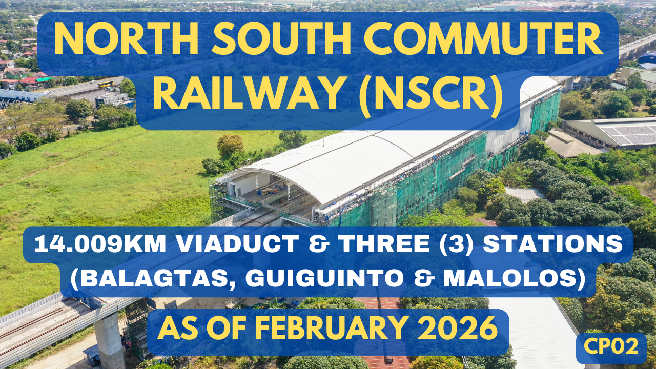 North South Commuter Railway – NSCR-CP02 Aerial Video of Alignment and ...